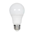 Satco Bulb, LED, 10W, A19, Medium, 120V, Frosted White, 27K, 4PK S28560 | Zoro